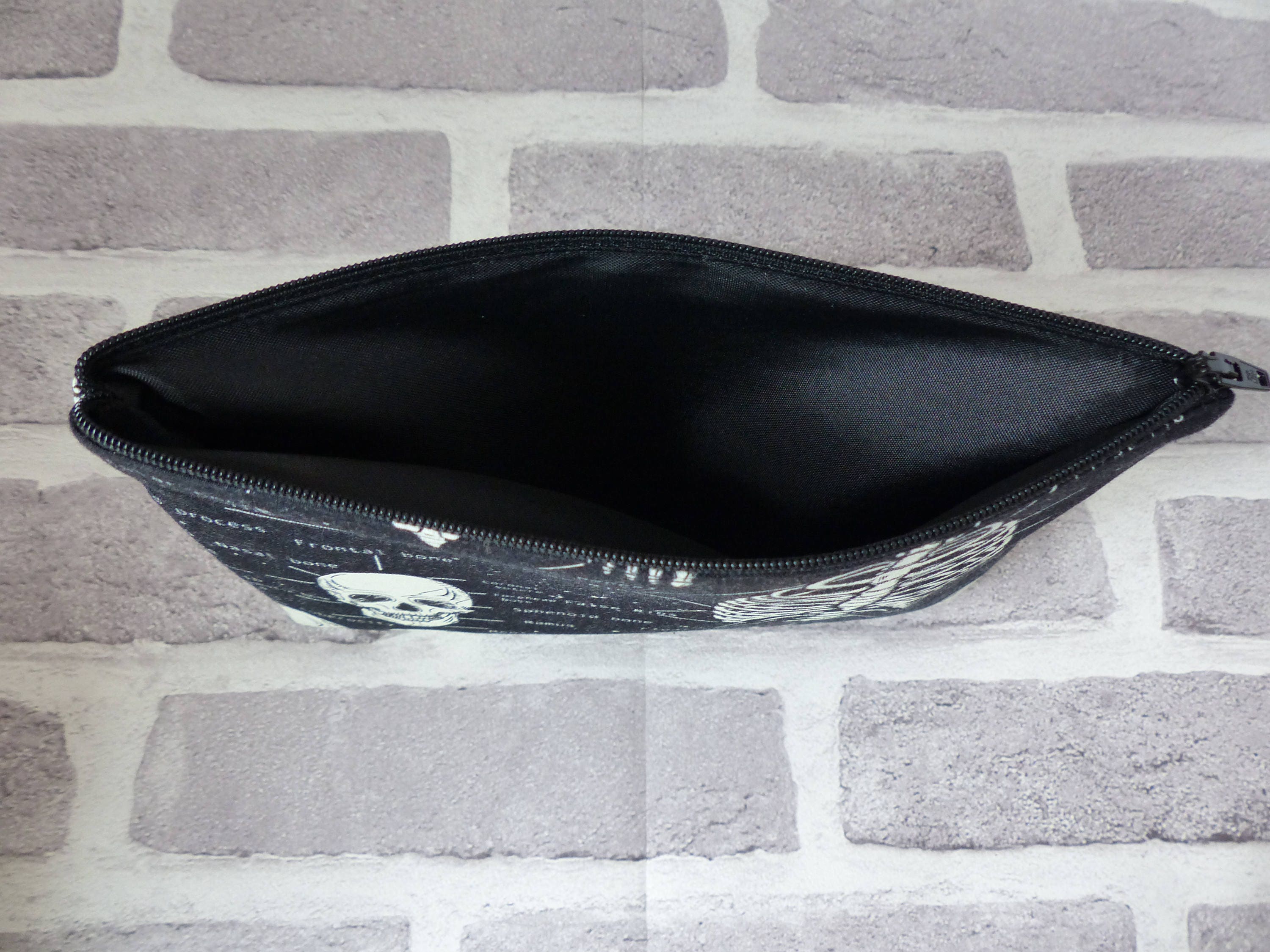 Skull Pencil Case Skull Makeup Bag Anatomy Bag Skeleton | Etsy