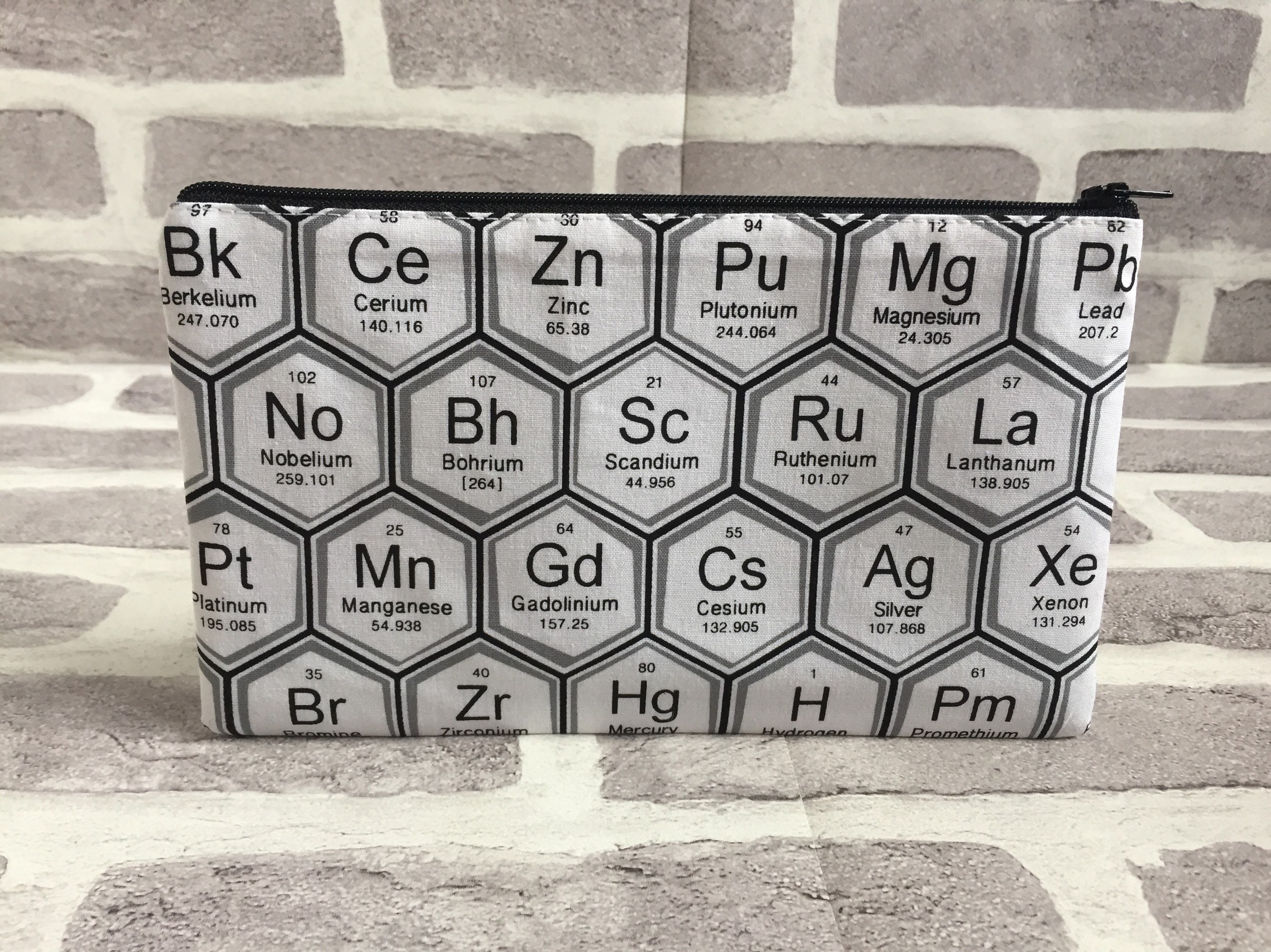 Periodic Table Pencil Case Table of Elements Back to School | Etsy