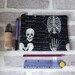 Skull Pencil Case, Skull Makeup Bag, Anatomy Bag, Skeleton Bag, Glow in ...