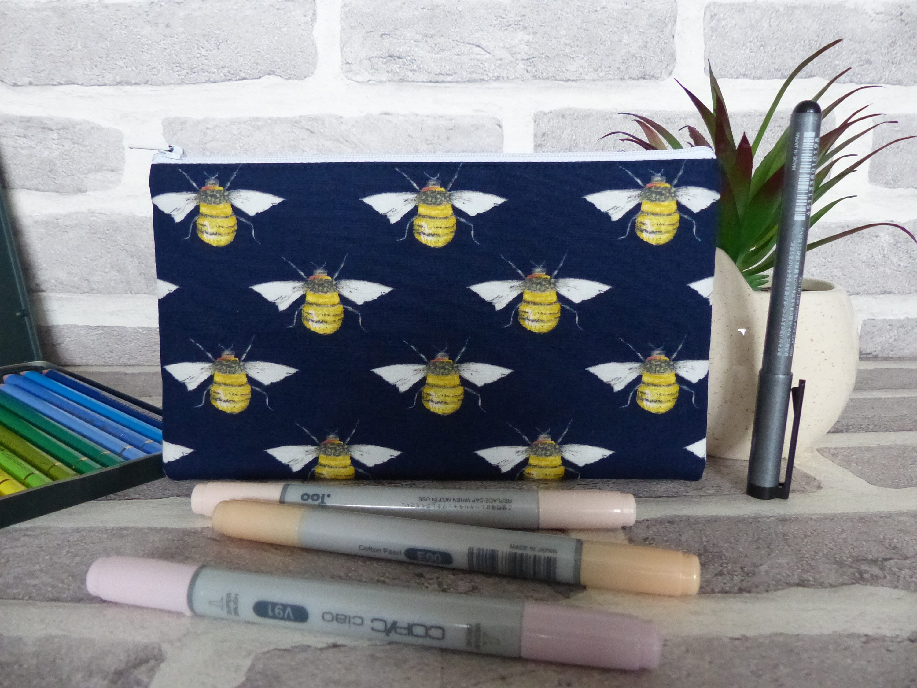 Bumblebee Pencil Case Bumble Bee Pencil Case Back to | Etsy