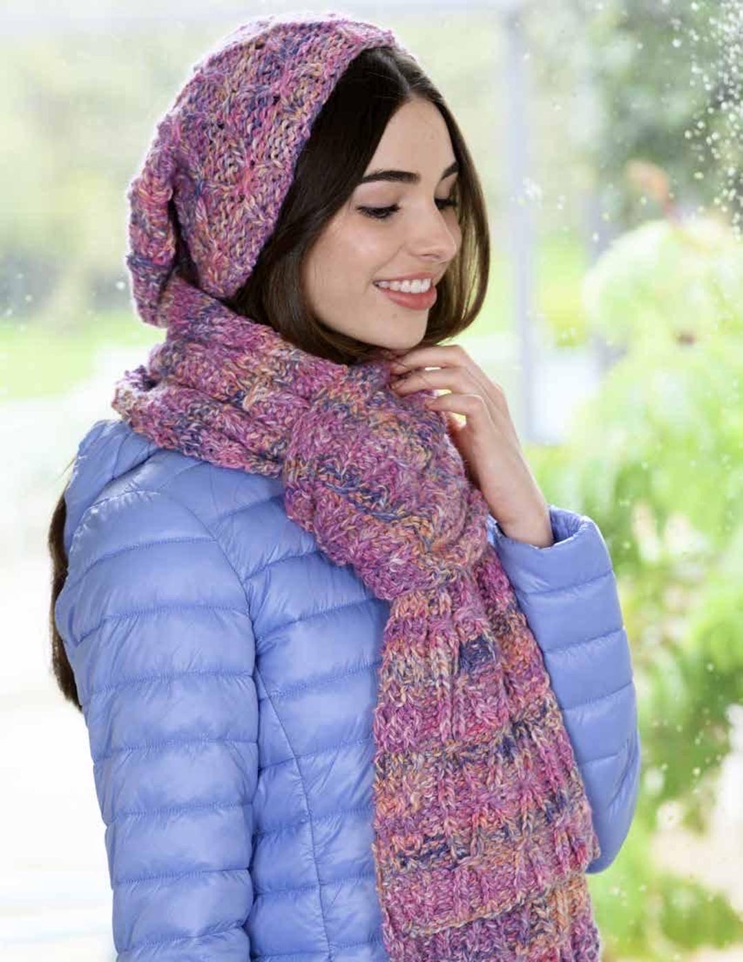FABIA HAT & SCARF Knitting Pattern - Etsy
