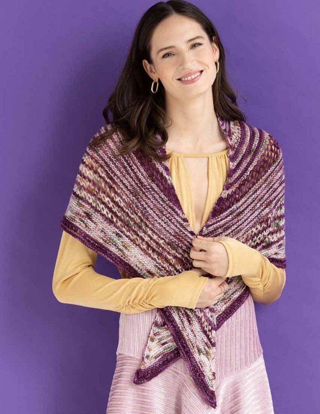 FLAMINGO SHAWL Knitting Pattern - Etsy