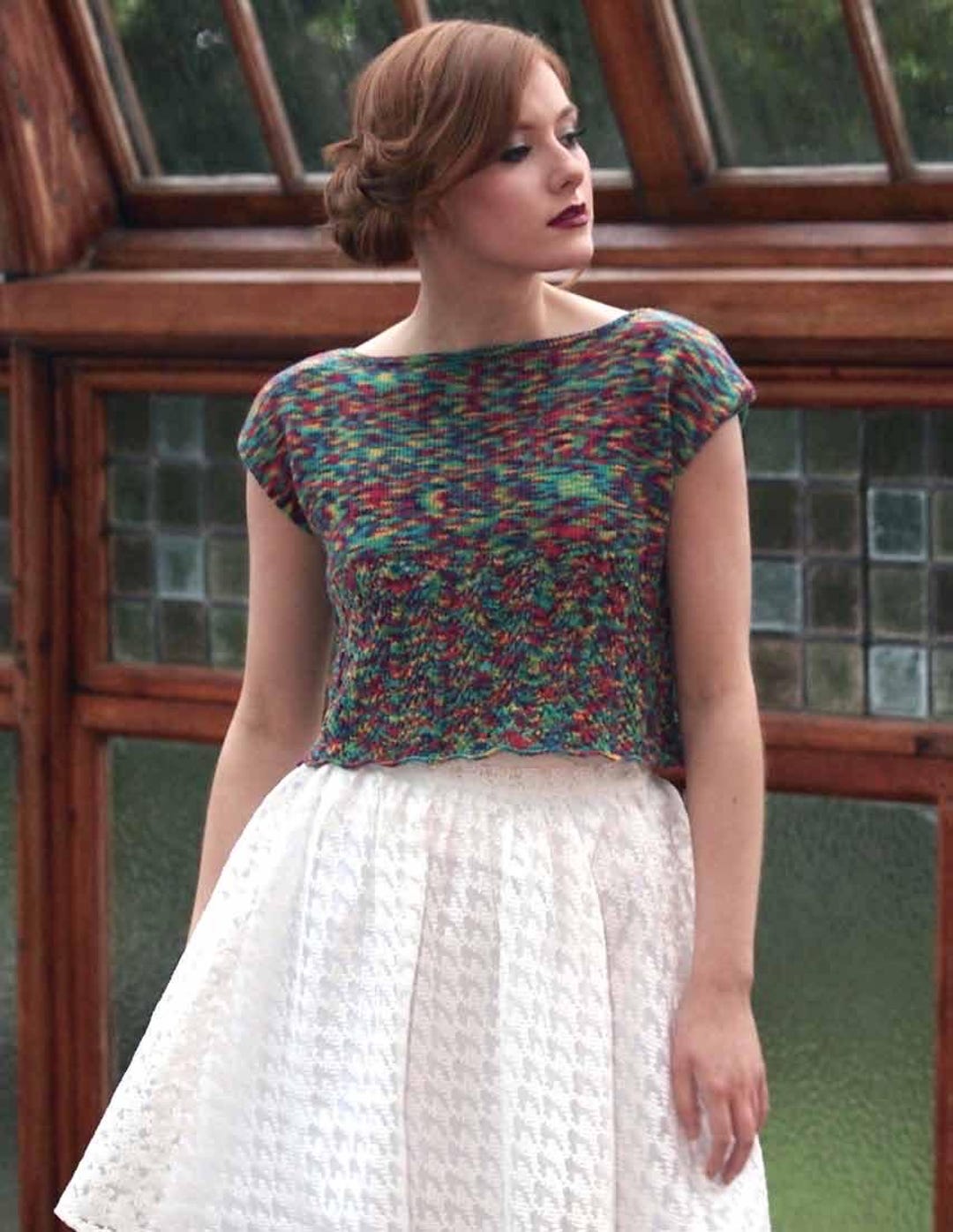 OLIVIA LACE TOP Knit Pattern - Etsy