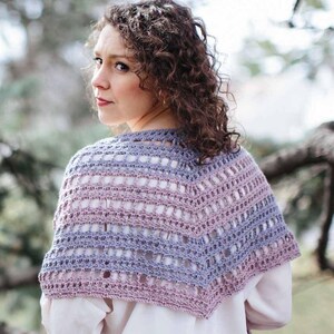 FROSTED TWILIGHT Wrap (crochet Pattern) - Etsy