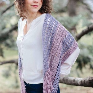 FROSTED TWILIGHT Wrap (crochet Pattern) - Etsy