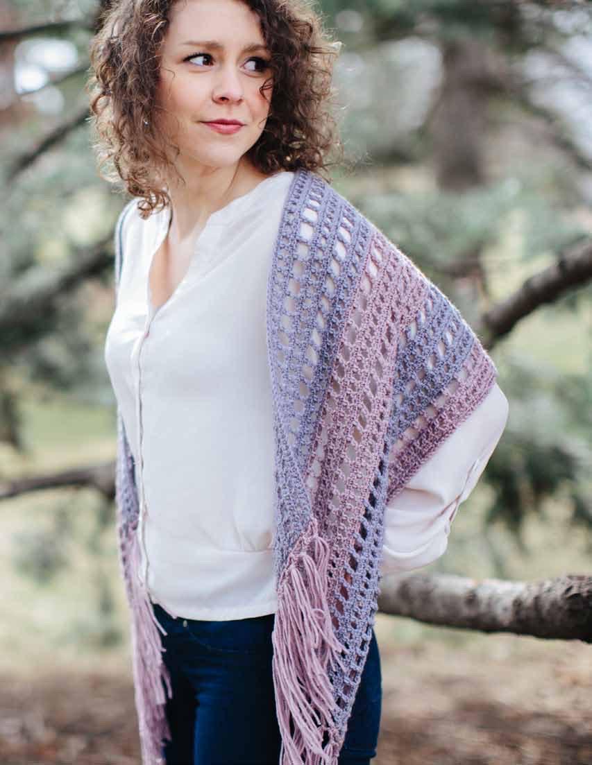 FROSTED TWILIGHT Wrap (crochet Pattern) - Etsy