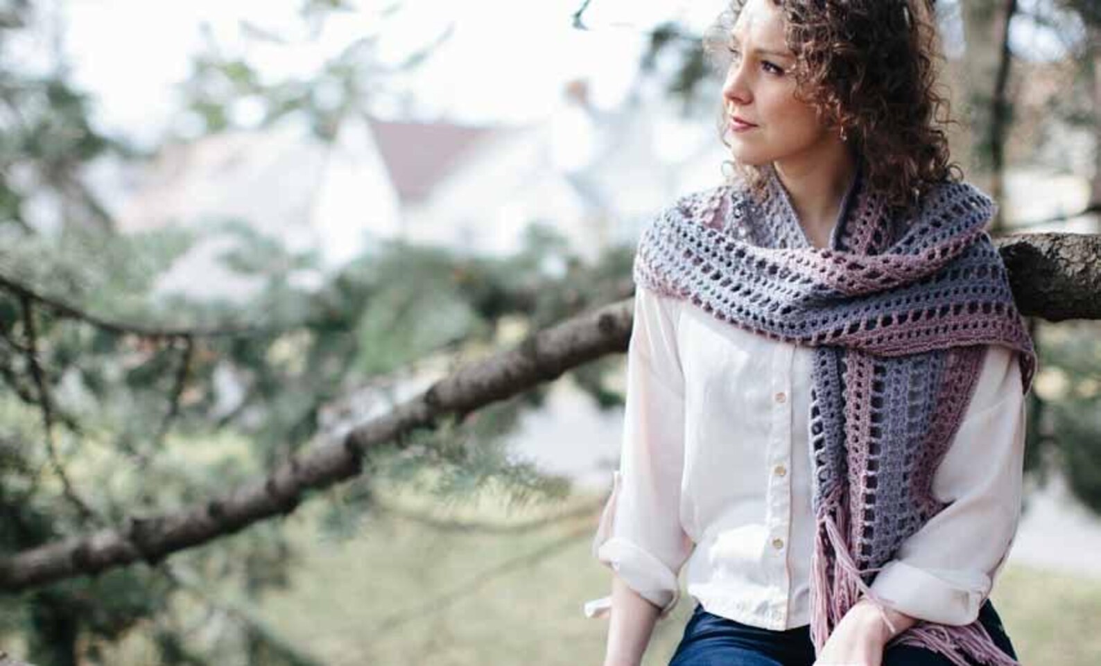 FROSTED TWILIGHT Wrap (crochet Pattern) - Etsy