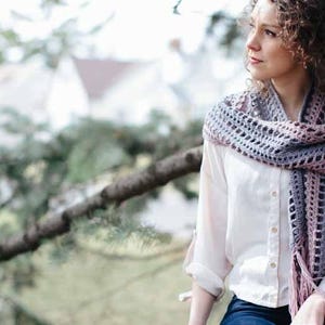 FROSTED TWILIGHT Wrap (crochet Pattern) - Etsy