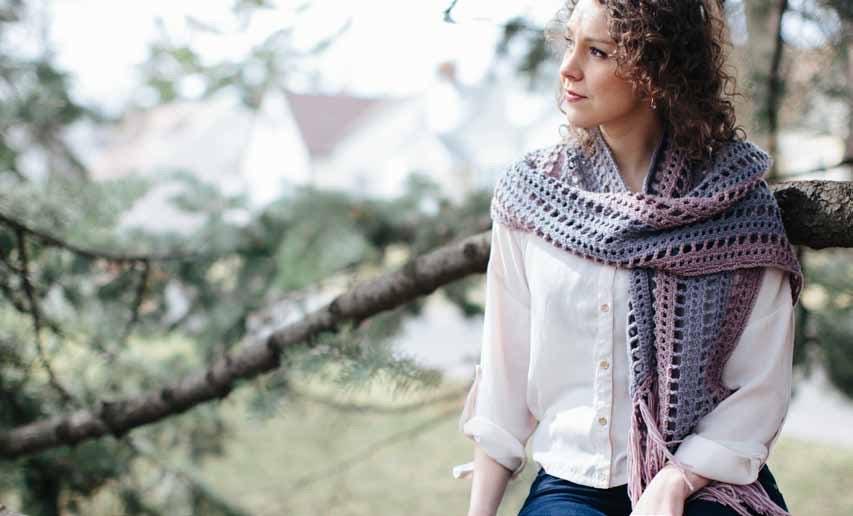 FROSTED TWILIGHT Wrap (crochet Pattern) - Etsy