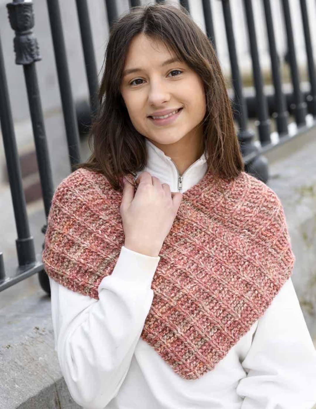 GRADY SHOULDER PONCHO Knitting Pattern - Etsy