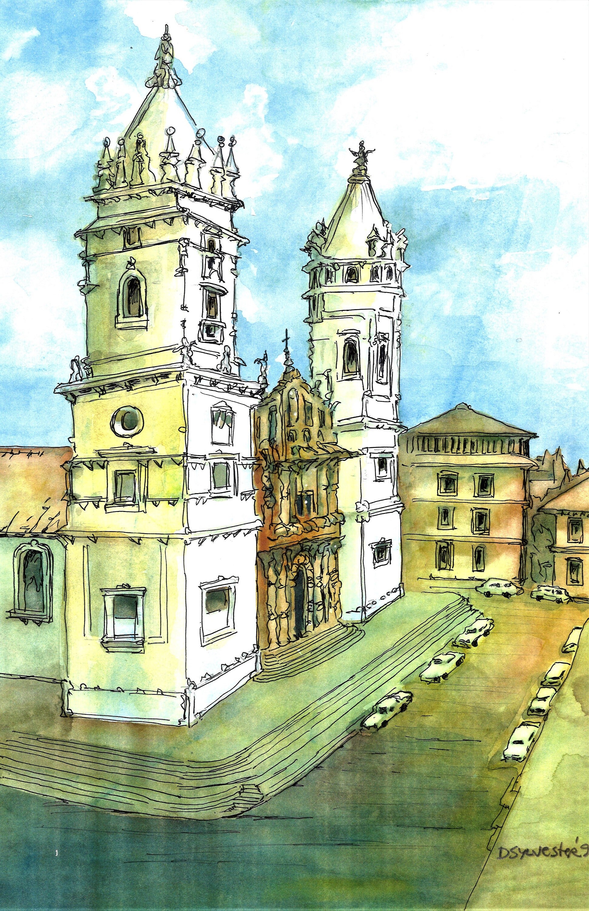 Spanish Church With Two Towers, Spanish Cathedral, Church Towers ...