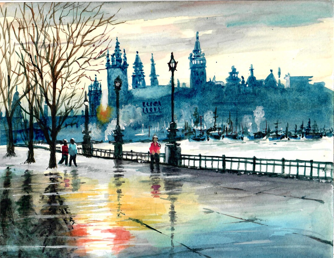 Rainy City Scene, Street Scene, Beautiful City, City Bay, Rain Wall ...