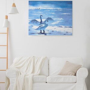 Beautiful Swans on Galveston Island, Texas Wall Decor, Texas Coast Art ...
