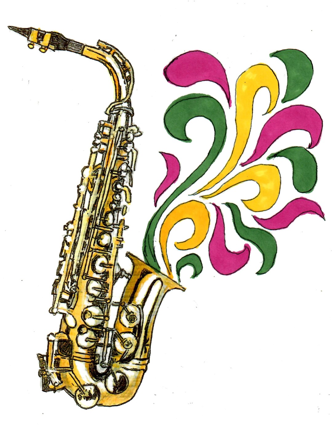 Jazz Saxophone, New Orleans Jazz, Jazz Music, Saxophone Art, Jazz ...