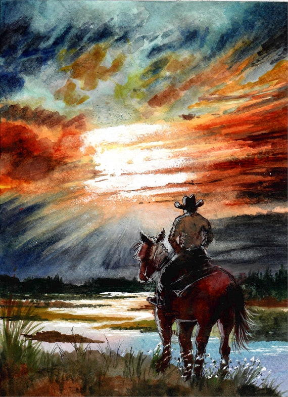 Western Cowboy Art