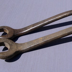 Antique Ford Model T Box and Open End Crescent Combination Wrenches ...