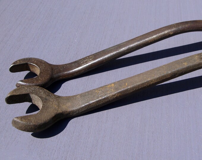 Antique Ford Model T Box and Open End Crescent Combination Wrenches ...