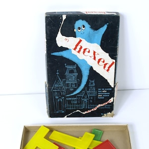 Mid Century Vintage Board Game "hexed" - Circa 1957 Made by Tryne ...