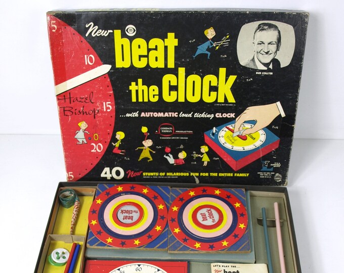 1960s, Beat the Clock, Board Game, Party Game, Vintage Games, Vintage ...