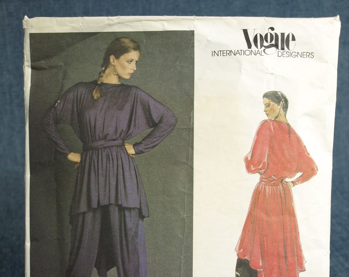 Vintage Vogue International Designers Gianni Versace, Pattern 2702 ...