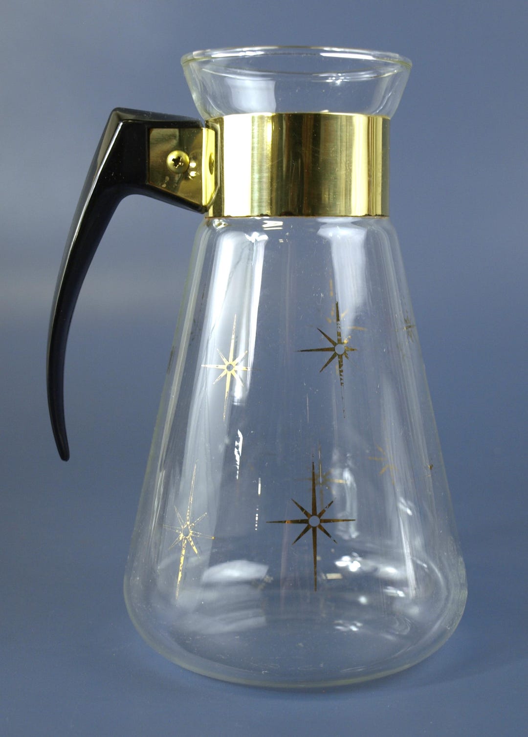 Vintage Corning Ware Glass Coffee Carafe Atomic Starburst Design - 6 ...