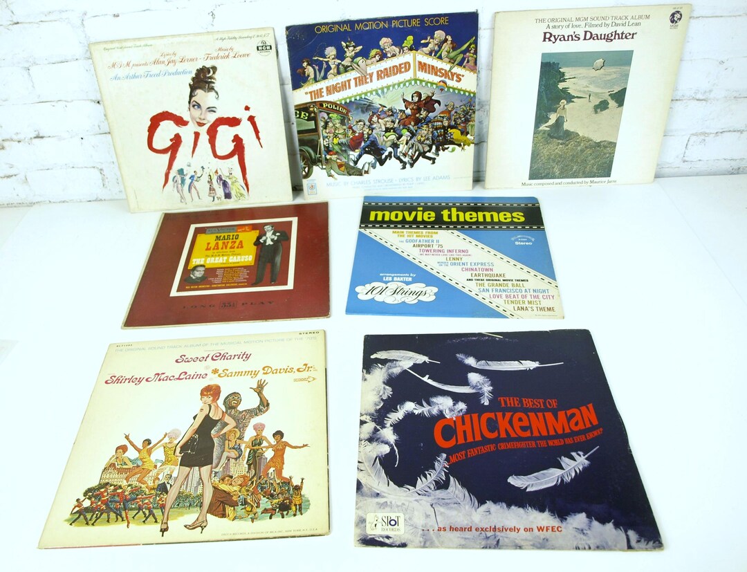 Vintage Movie Soundtrack LP Record Albums Lot of 7 - the Best of ...