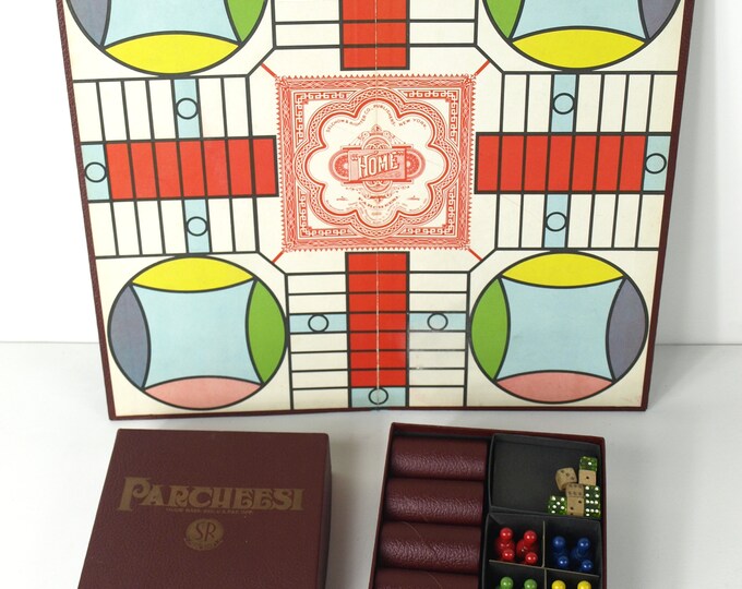 Vintage Parcheesi Game, Circa 1930's Selchow & Righter Co., New York ...