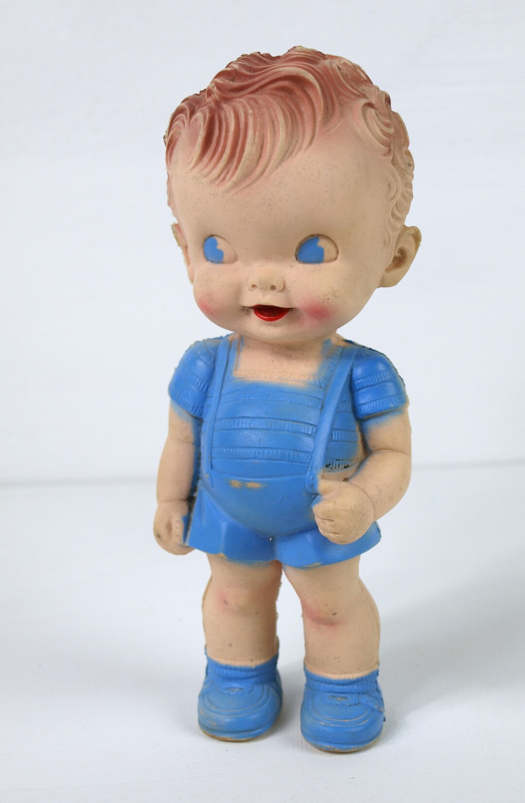 Vintage Sun Rubber Co. Ruth E. Newton Character Doll, Circa 1950's - 8" Rubber Baby Boy Doll Toy ...