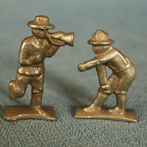 Vintage Pewter Canadian Mountie / Soldier Miniature Figures - Etsy