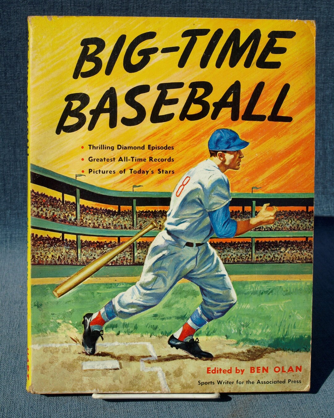 Big-time Baseball by Ben Olan 1958 1st Edition Paperback Book of Sport ...