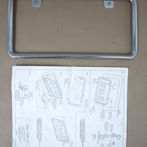 Chrome Ford License Plate - Etsy