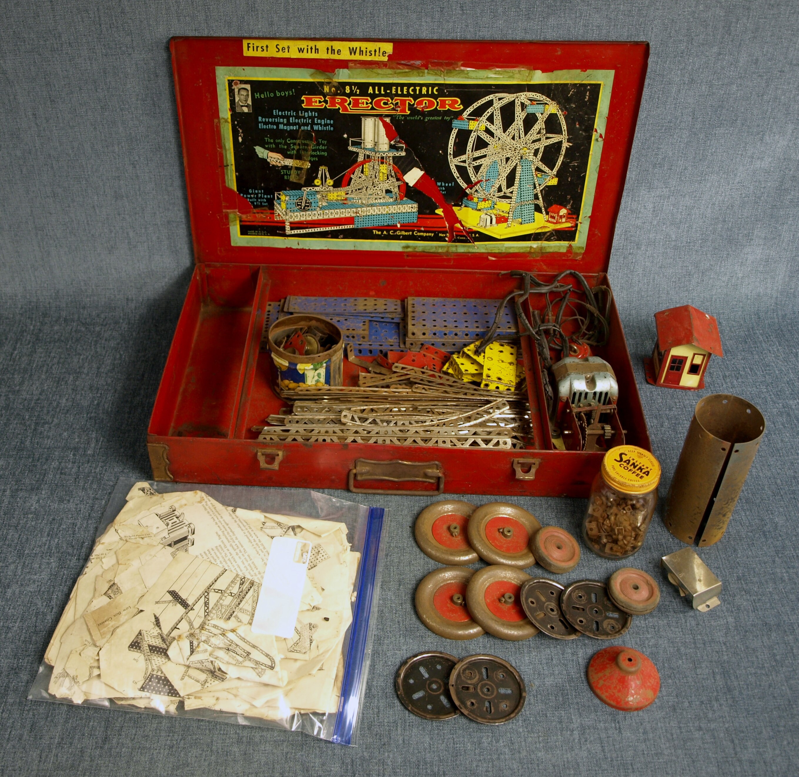 Vintage 1950’s Erector set No. 8 1/2 The A.C. Gilbert Company ...