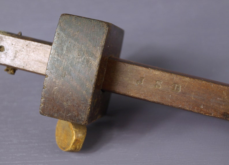Anitque Rosewood & Brass 6" Mortise Gauge / Scribe With Boxwood Screw ...