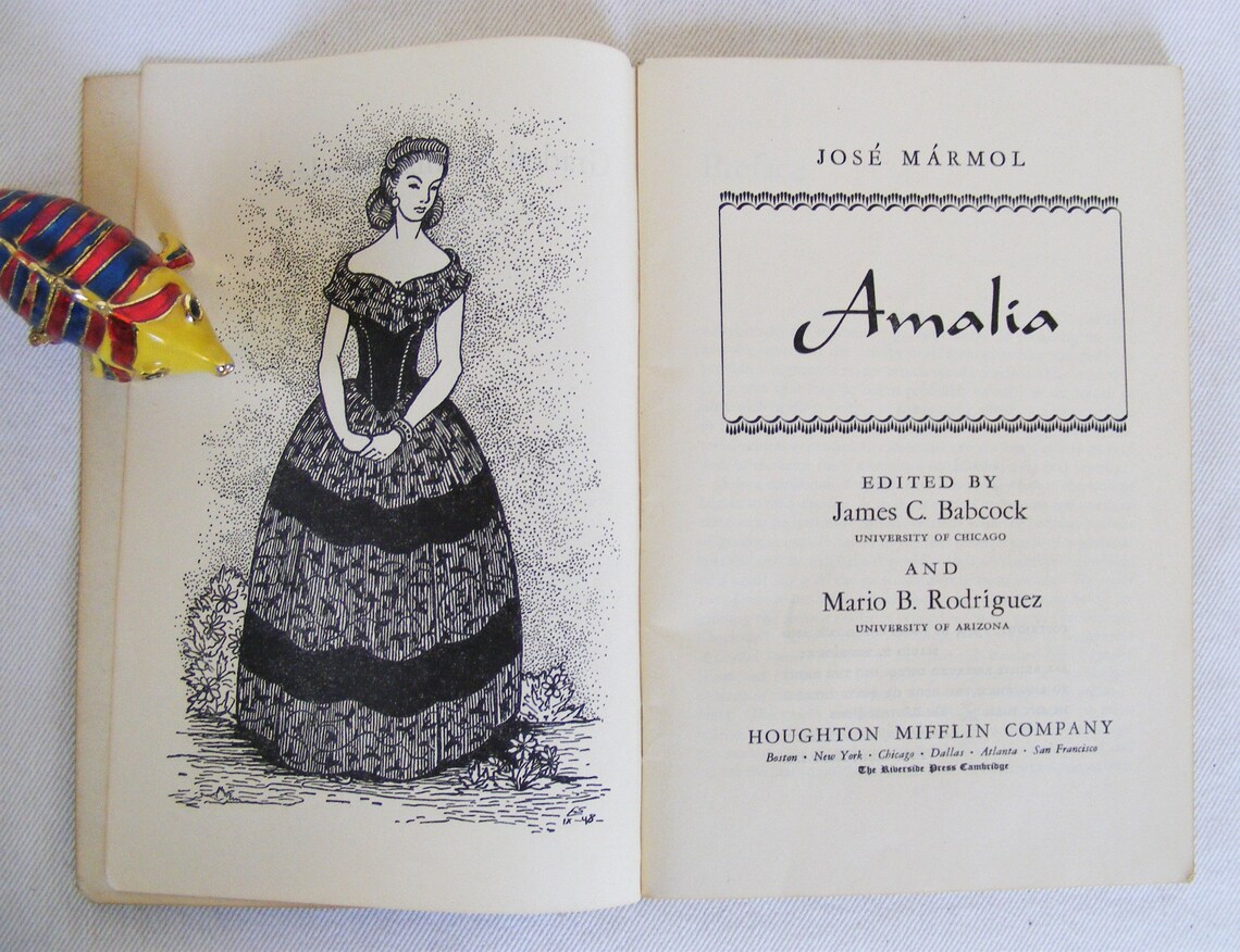 Jose Marmol Amalia 1949 Book One Edited by James C. Babcock | Etsy