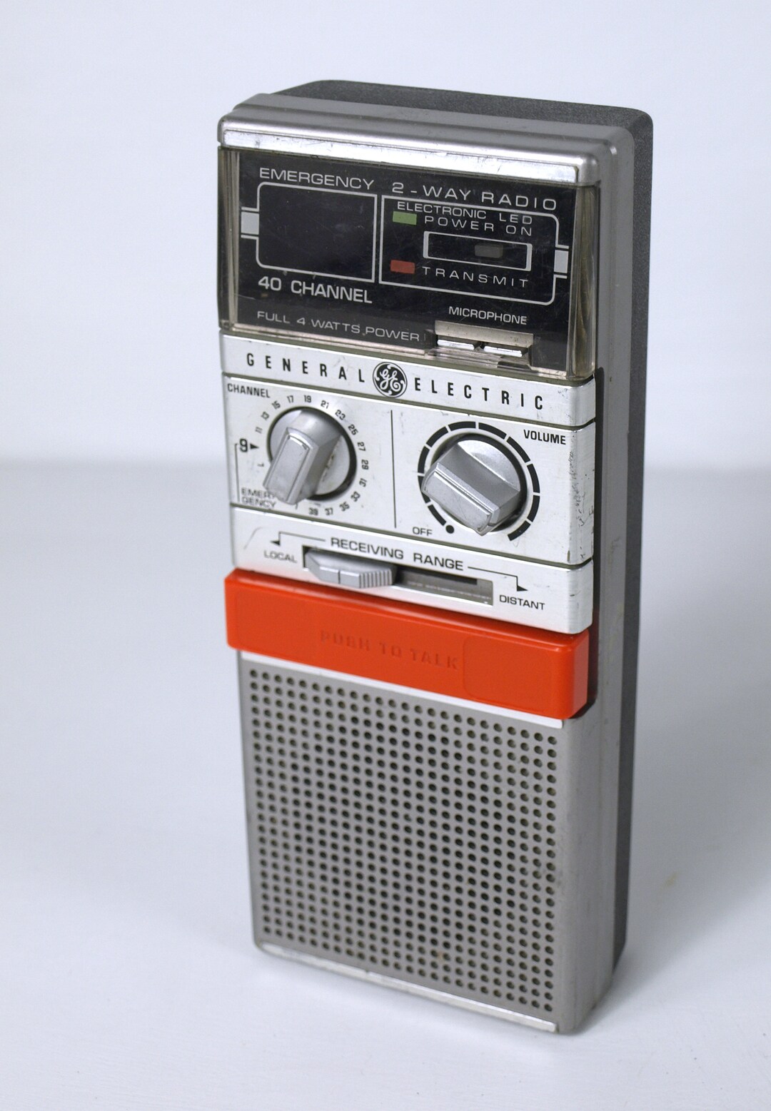 Vintage GE Emergency 2-way Radio Citizen Band Transceiver, Model No. 3 ...