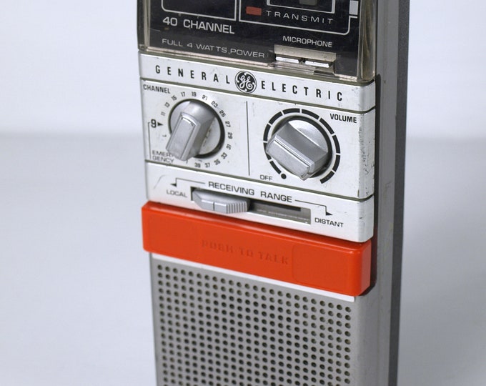 Vintage GE Emergency 2-way Radio Citizen Band Transceiver, Model No. 3 ...