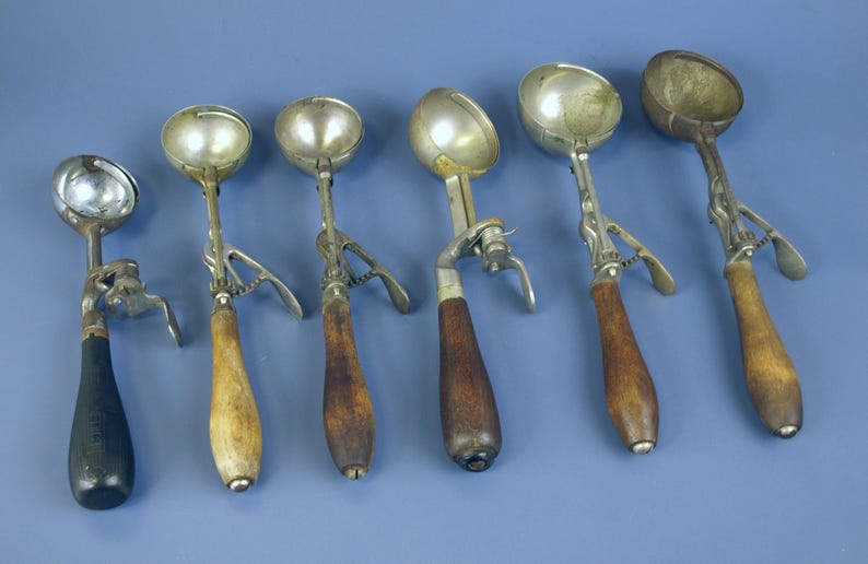 Antique / Vintage Ice Cream Scoops Dumper - Select One - Benedict ...