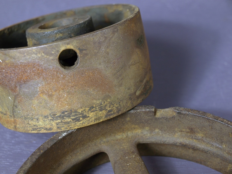 Antique Cast Iron Cart Wheels / Caster Wheels in Various Styles and ...