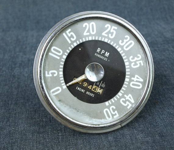 SCARCE Vintage Outboard Motor Tachometer Dash Gauge Circa - Etsy