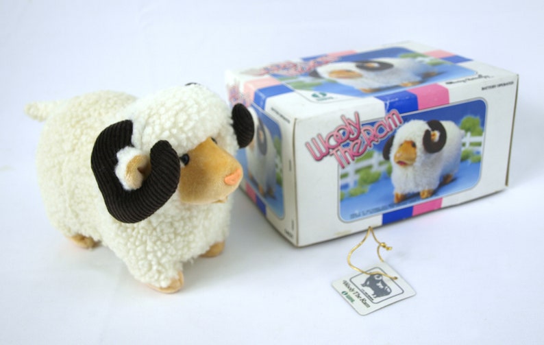 Vintage 1987 Wooly the Ram Battery Operated Toy by Iwaya Corp - Etsy