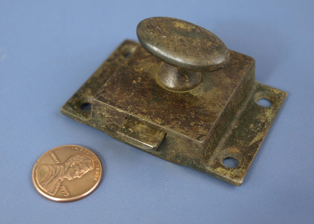 Vintage Brass Cabinet Door / Transom Window Latch With No Catch ...