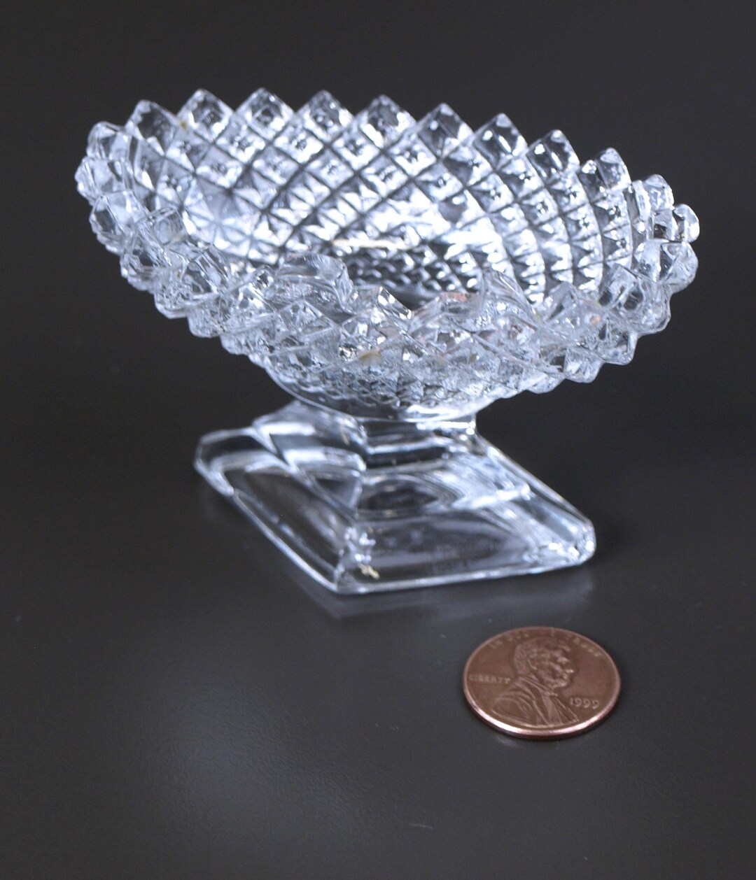 Antique Master Salt Cellar, EAPG - Circa 1850's - Westmoreland English ...