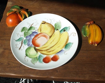 Fruit design plates | Etsy