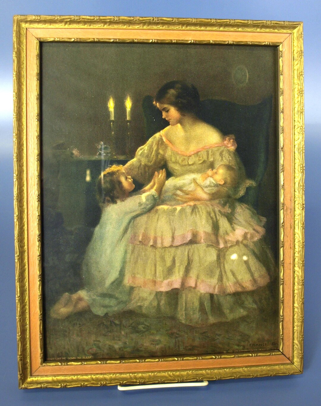 Antique Mother & Children by Francis Day - Framed Print by Gerlach ...