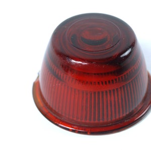 Vintage Red and Orange Glass Taillights - Car / Truck / Automobile Tail ...