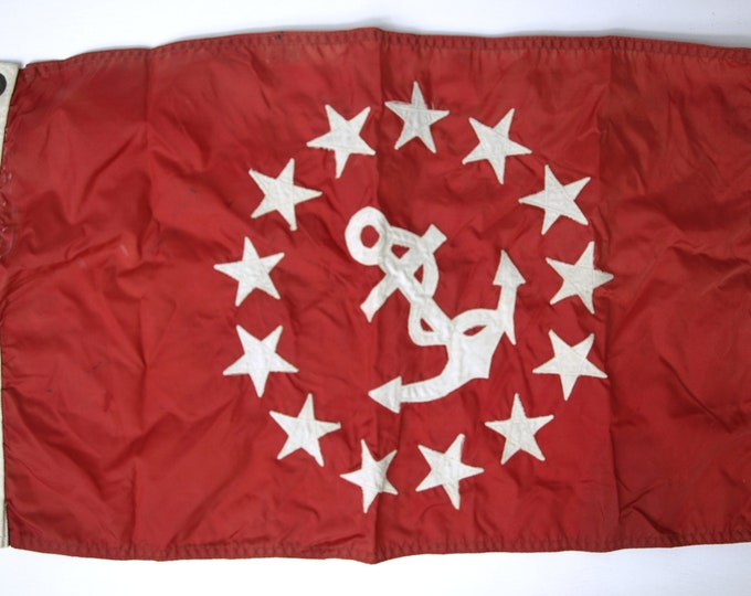Vintage Vice Commodore Yacht Club Flag, 12 X 18 - Previously Owned in ...