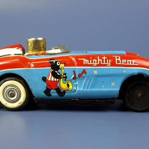 Vintage Mighty Bear Friction Car, Circa 1950's – Made by Cragstan, Made ...