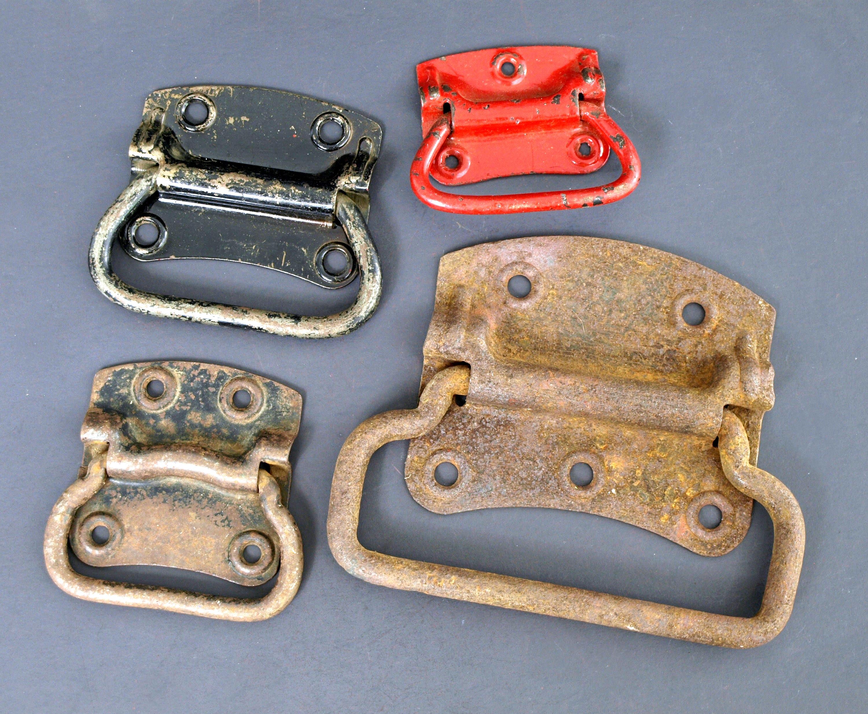 Vintage Trunk or Industrial Handles, Variety of Sizes - Iron Handles ...