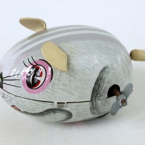 Vintage Mechanical Scurry Mouse Tin Litho Wind-up by Yone With Box ...