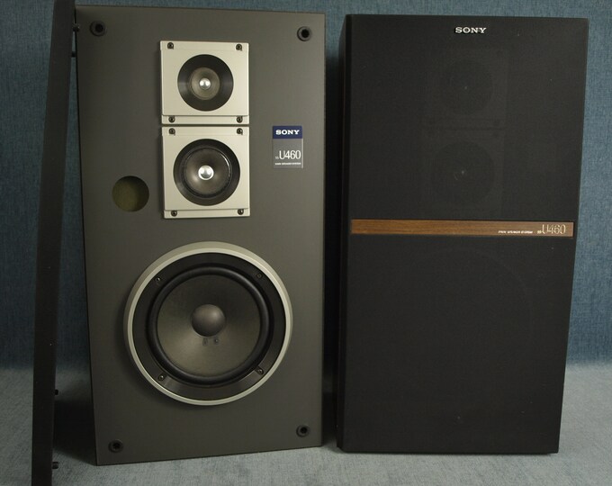 Vintage Sony SS-U460 3 Way Tower Speakers - 60 W Input Power 8 Ohm ...